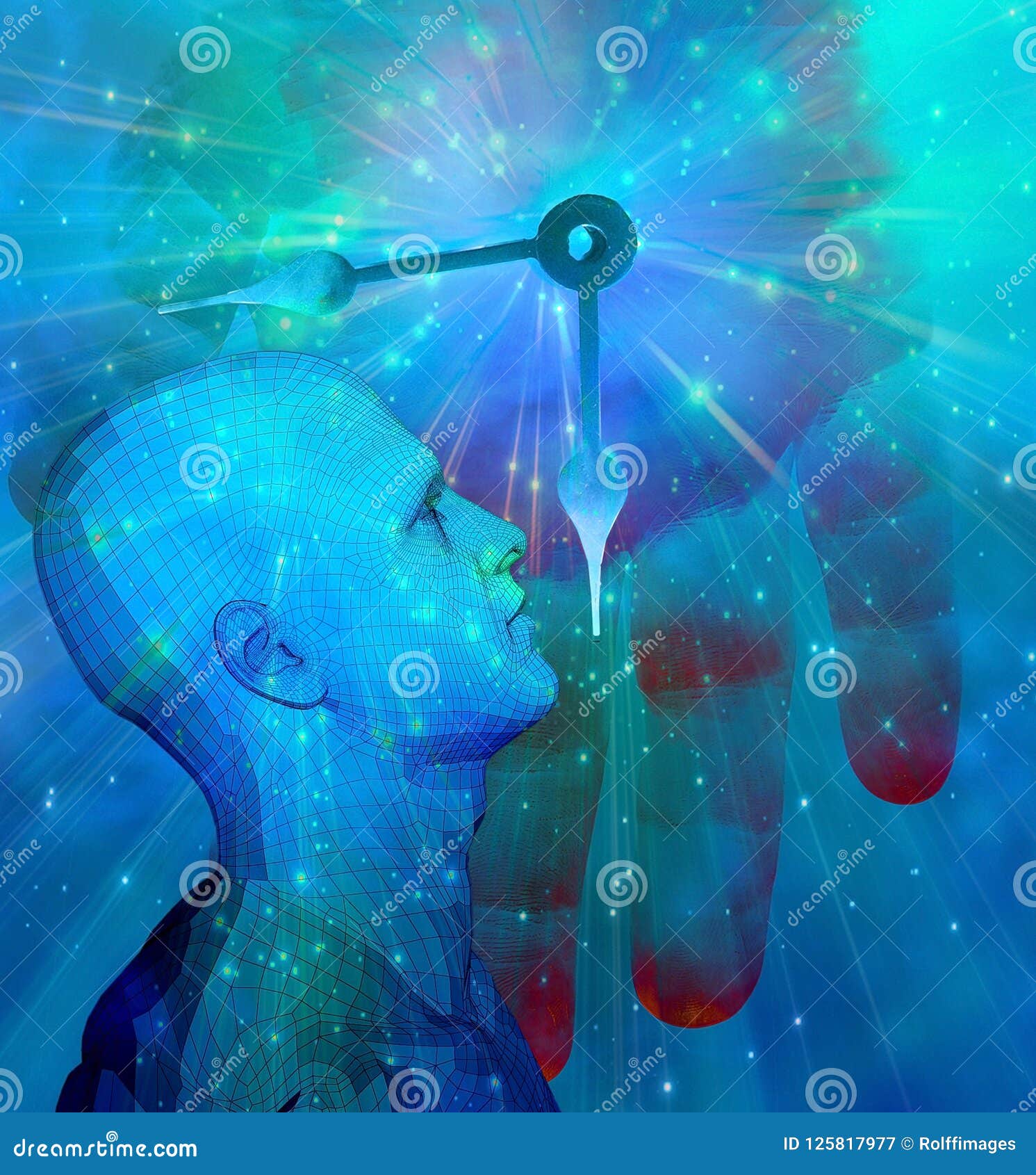 Enchanting Clock Tree Time Fantasy Royalty-Free Cartoon | CartoonDealer ...