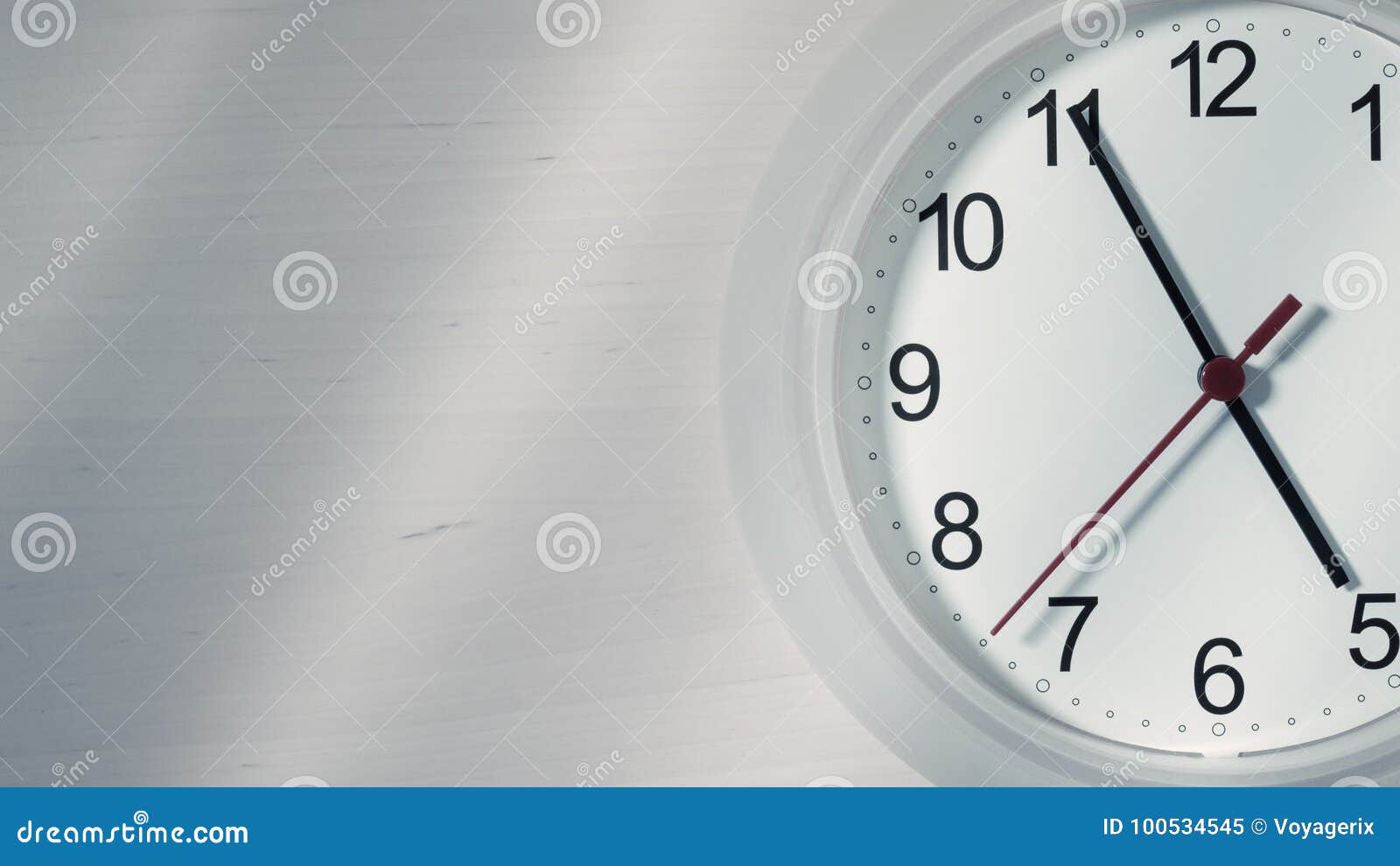 Clock Ticking Showing Five Hours Stock Image - Image of clock ...