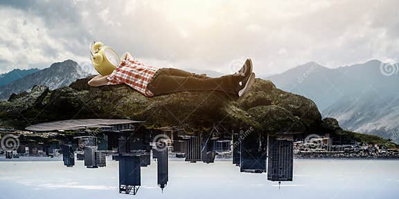 Clock Headed Man. Business Efficiency Concept. Stock Image - Image of ...