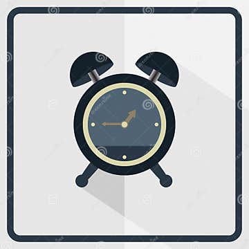 Alram clock icon stock vector. Illustration of second - 140629354