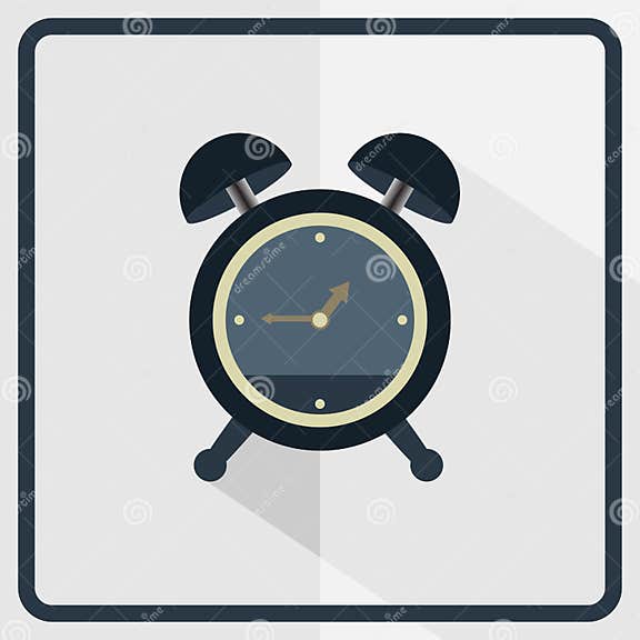 Alram clock icon stock vector. Illustration of second - 140629354