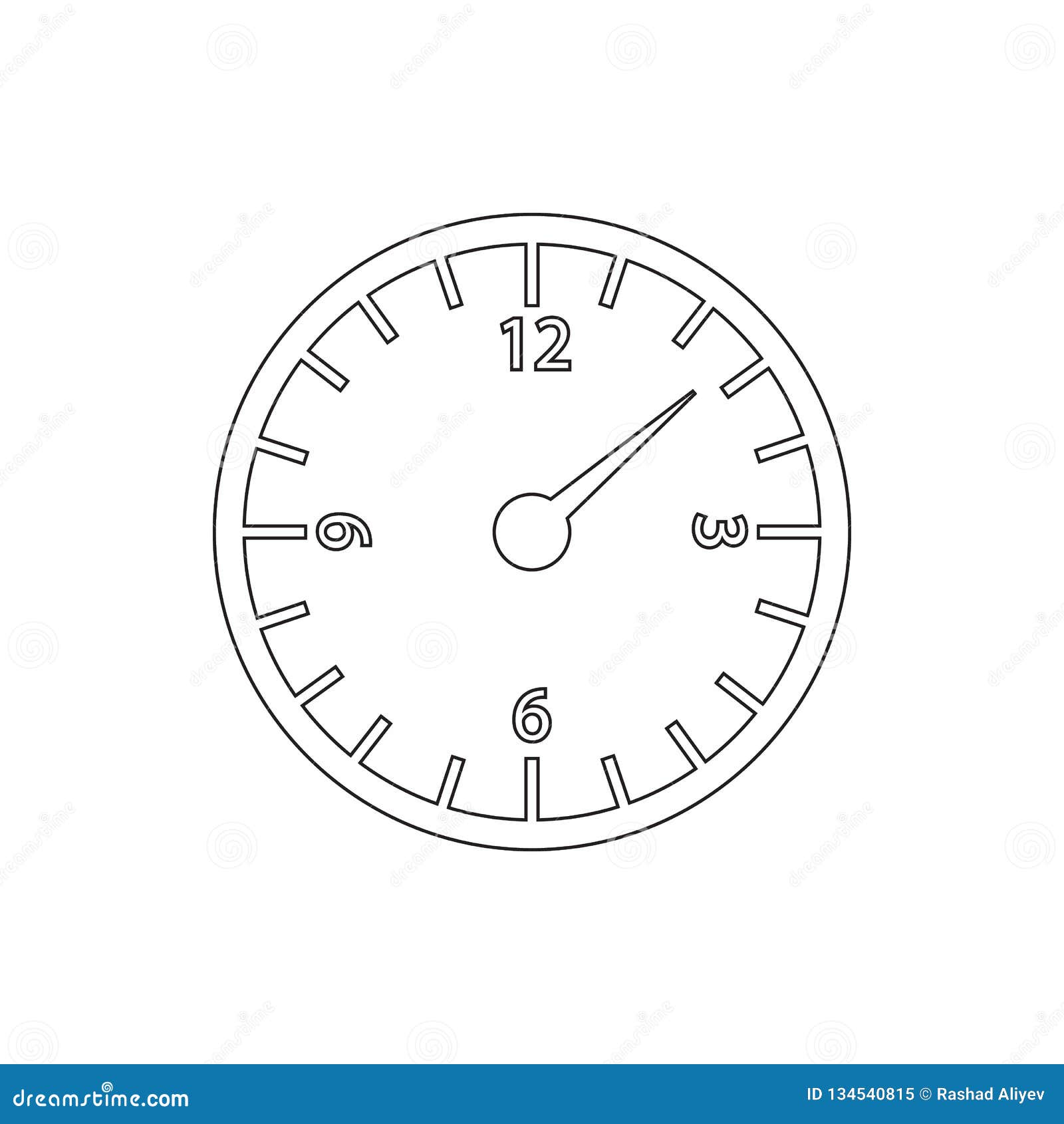 Clock Icon. Element of Measuring Elements for Mobile Concept and Web ...