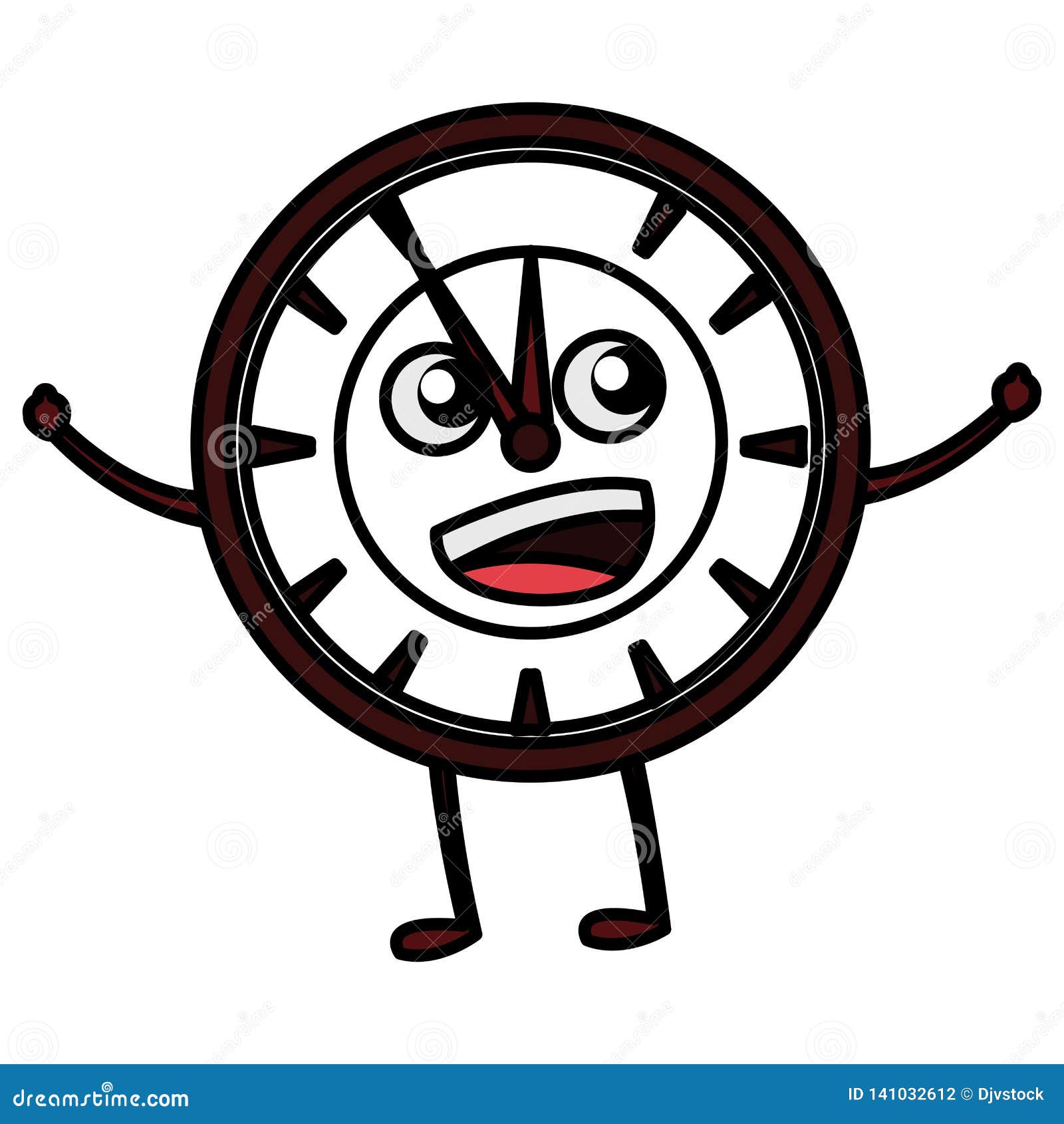 Clock icon image stock vector. Illustration of dial - 141032612