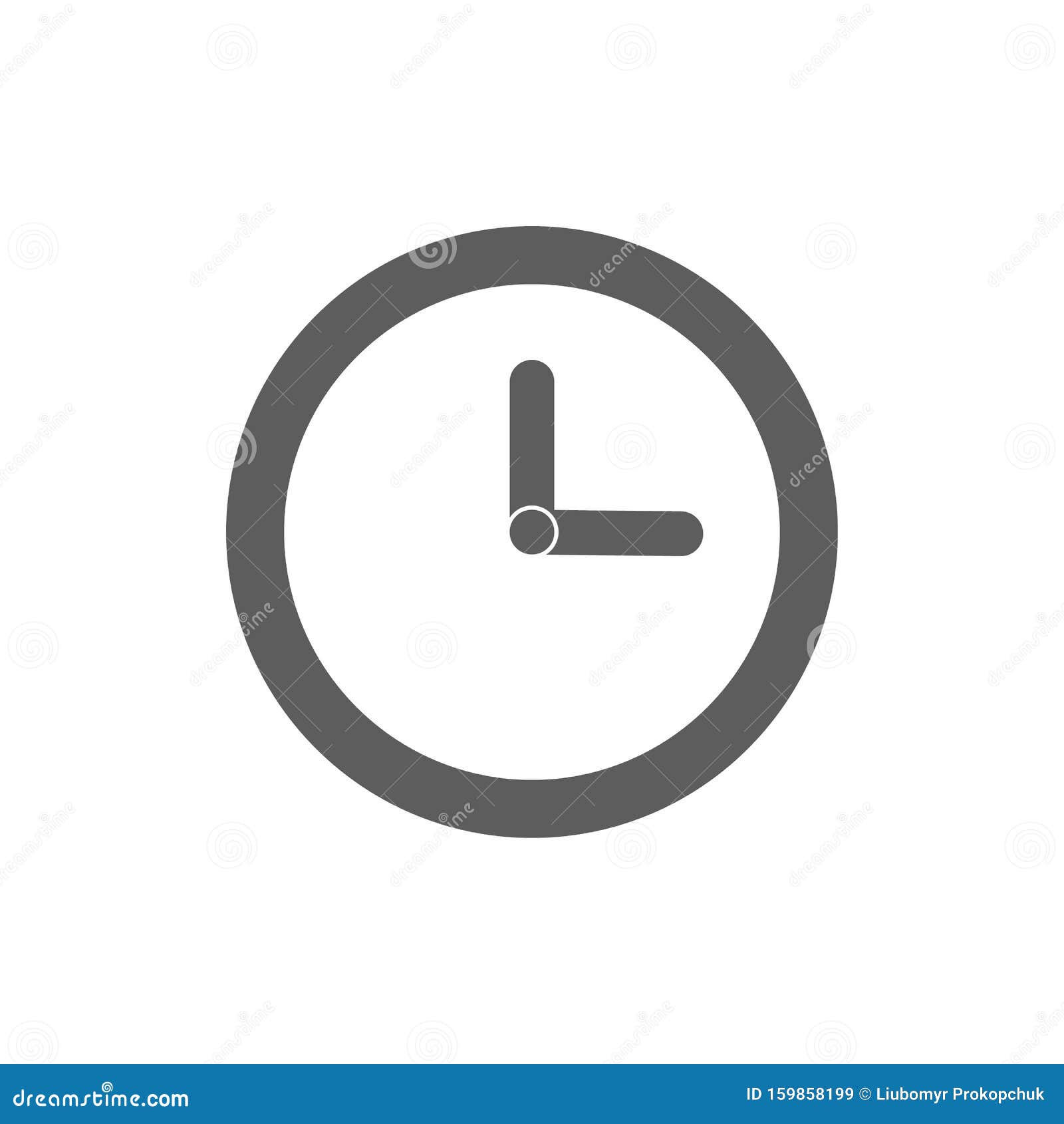 Clock Icon Vector, Time Icon , Watch Symbol, Vector Eps 10, Flat Time ...