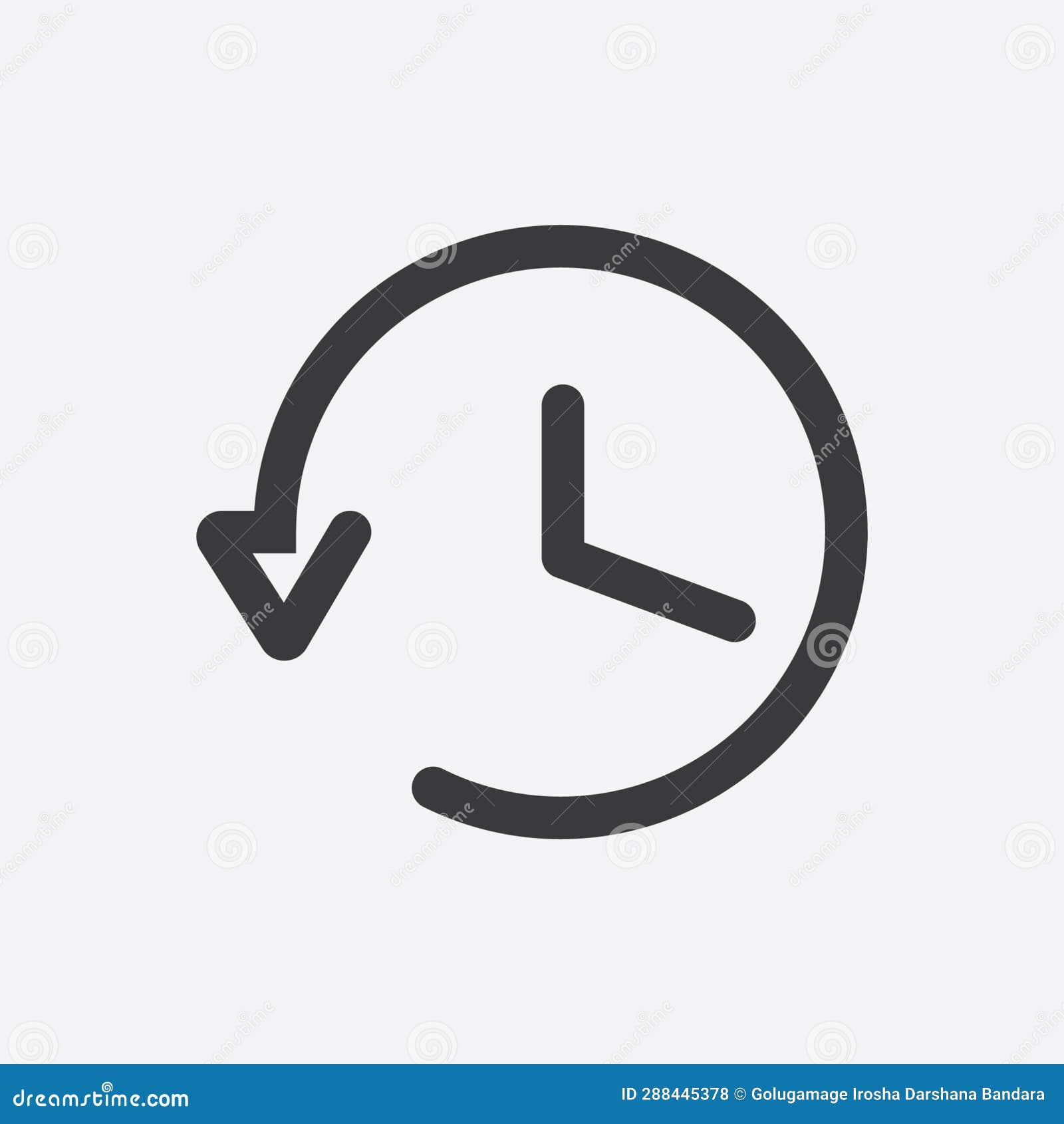 "Clock Icon Vector - Time Symbol in Elegant Design for Versatile ...