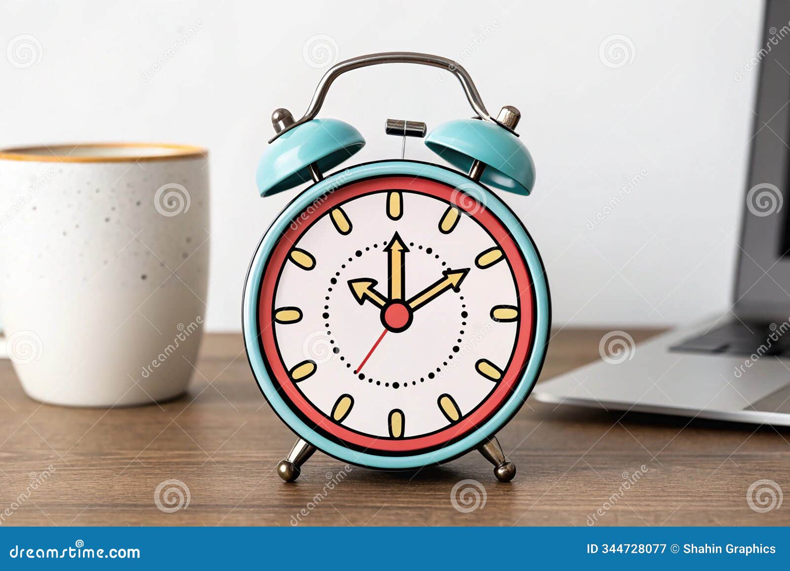 Clock Icon. Wake Up Timer Clock. Timer Clock Cartoon Design. Watch ...