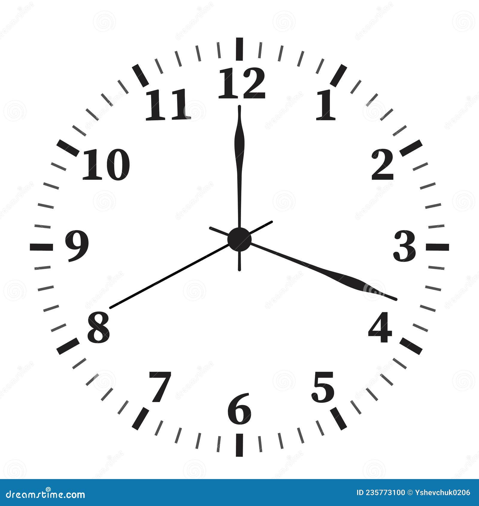 Clock Icon. Watch, Time Icon, Symbol. Vector Illustration. EPS 10 Stock ...