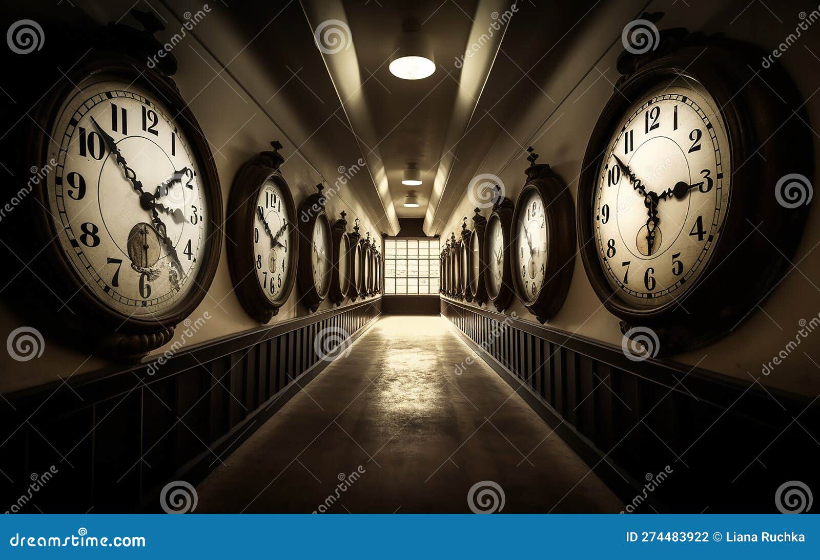 Clock, Illustration of Passing Time Stock Illustration - Illustration ... Clock, Illustration of Passing Time Stock Illustration - Illustration ...