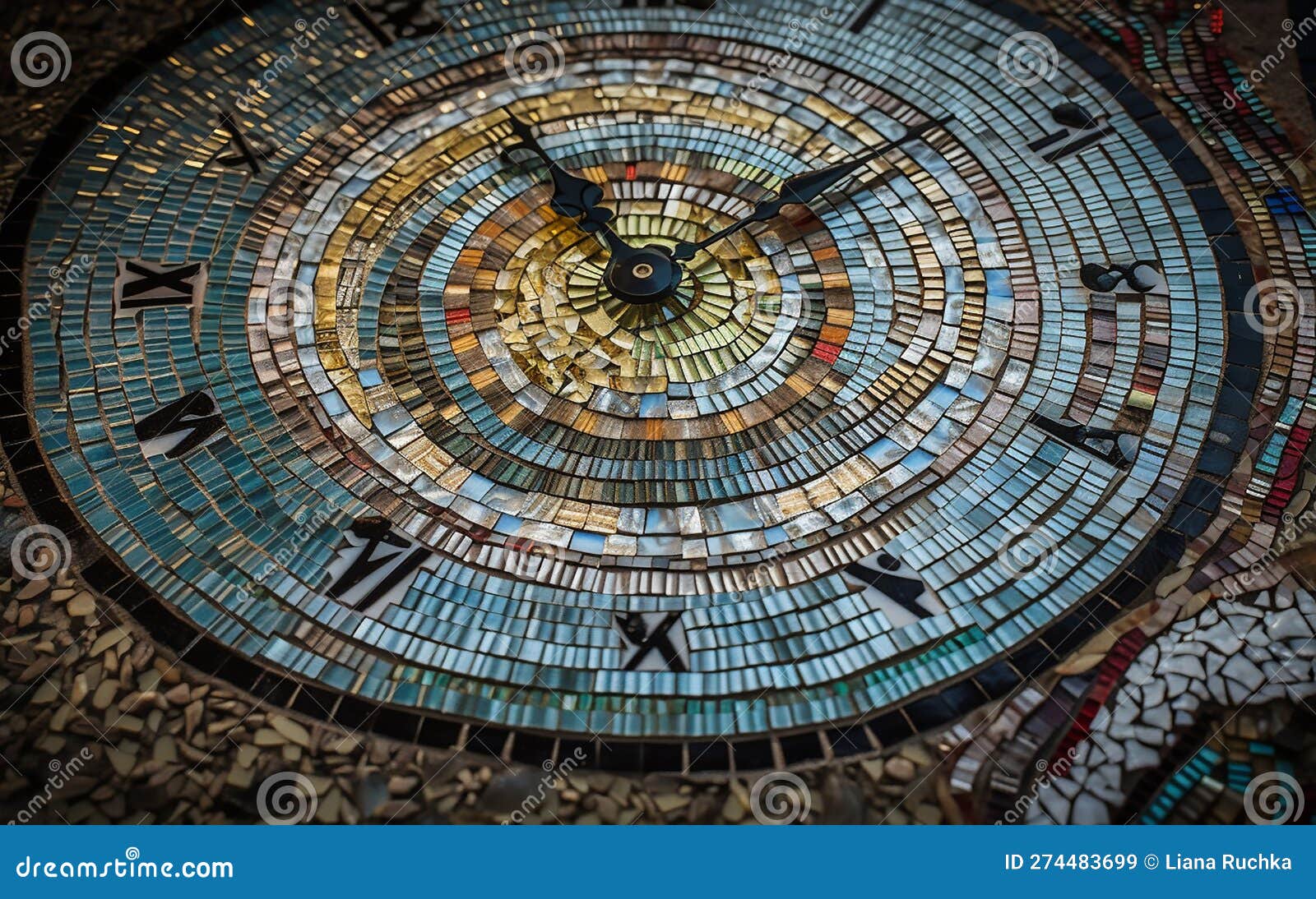 Clock, Illustration of Passing Time Stock Illustration - Illustration ...