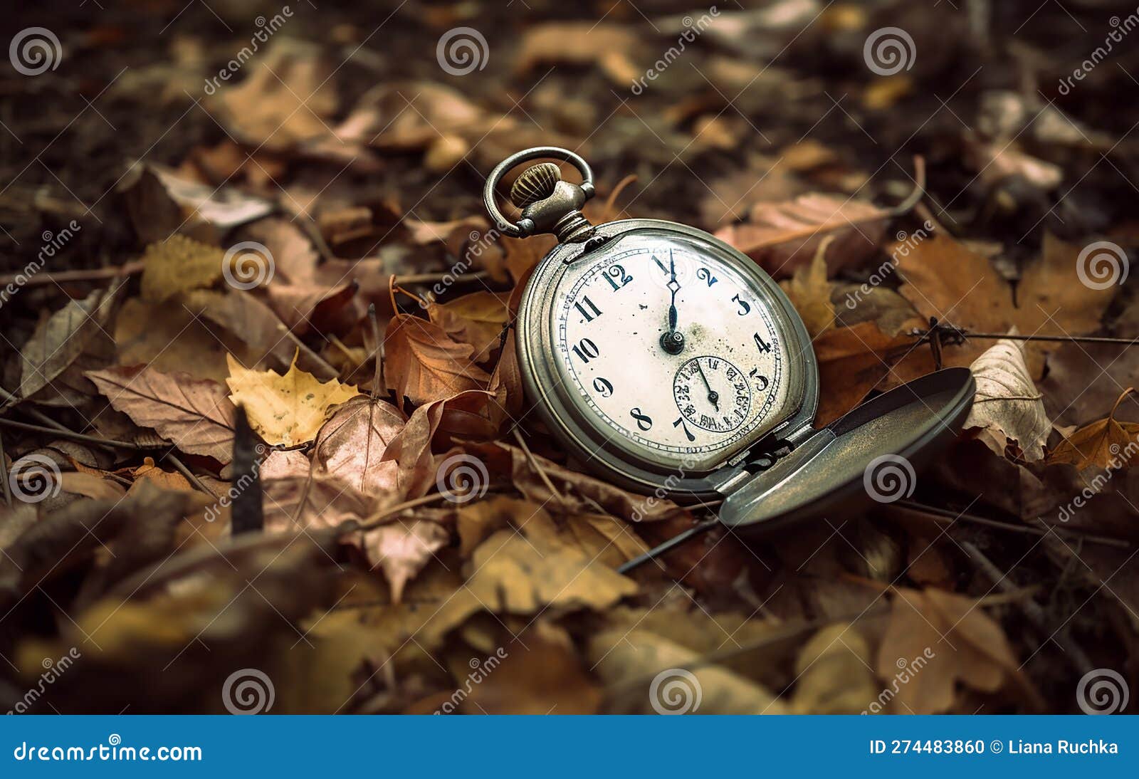 Clock, Illustration of Passing Time Stock Illustration - Illustration ...