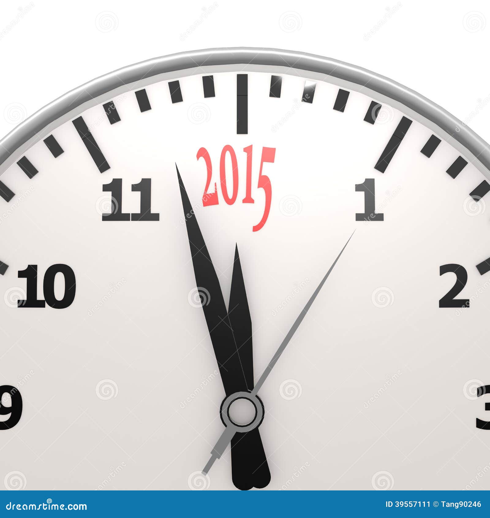 Clock 2015 stock illustration. Illustration of calendar - 39557111