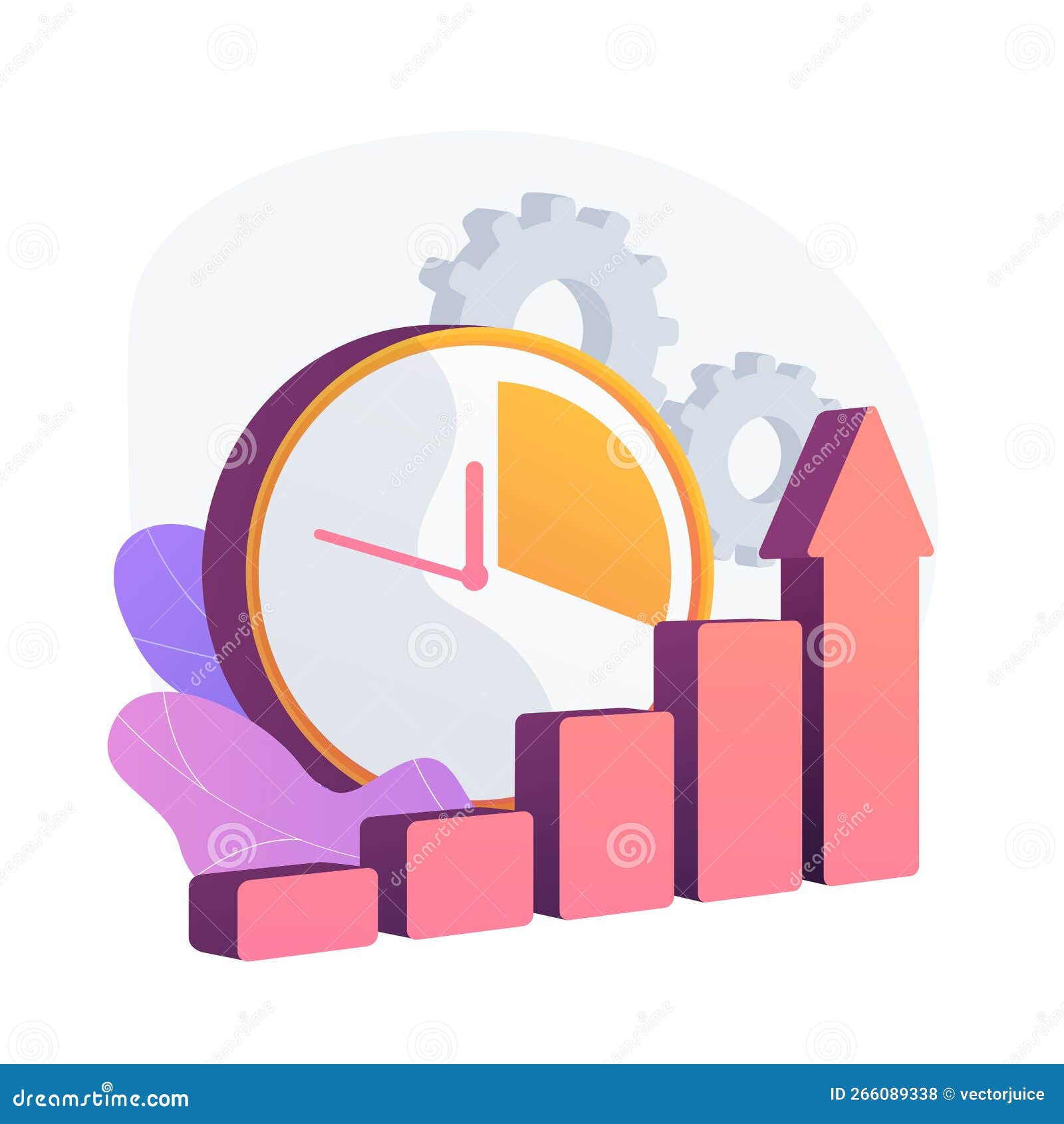 Effective Time Managementt Vector Concept Metaphor Stock Vector ...