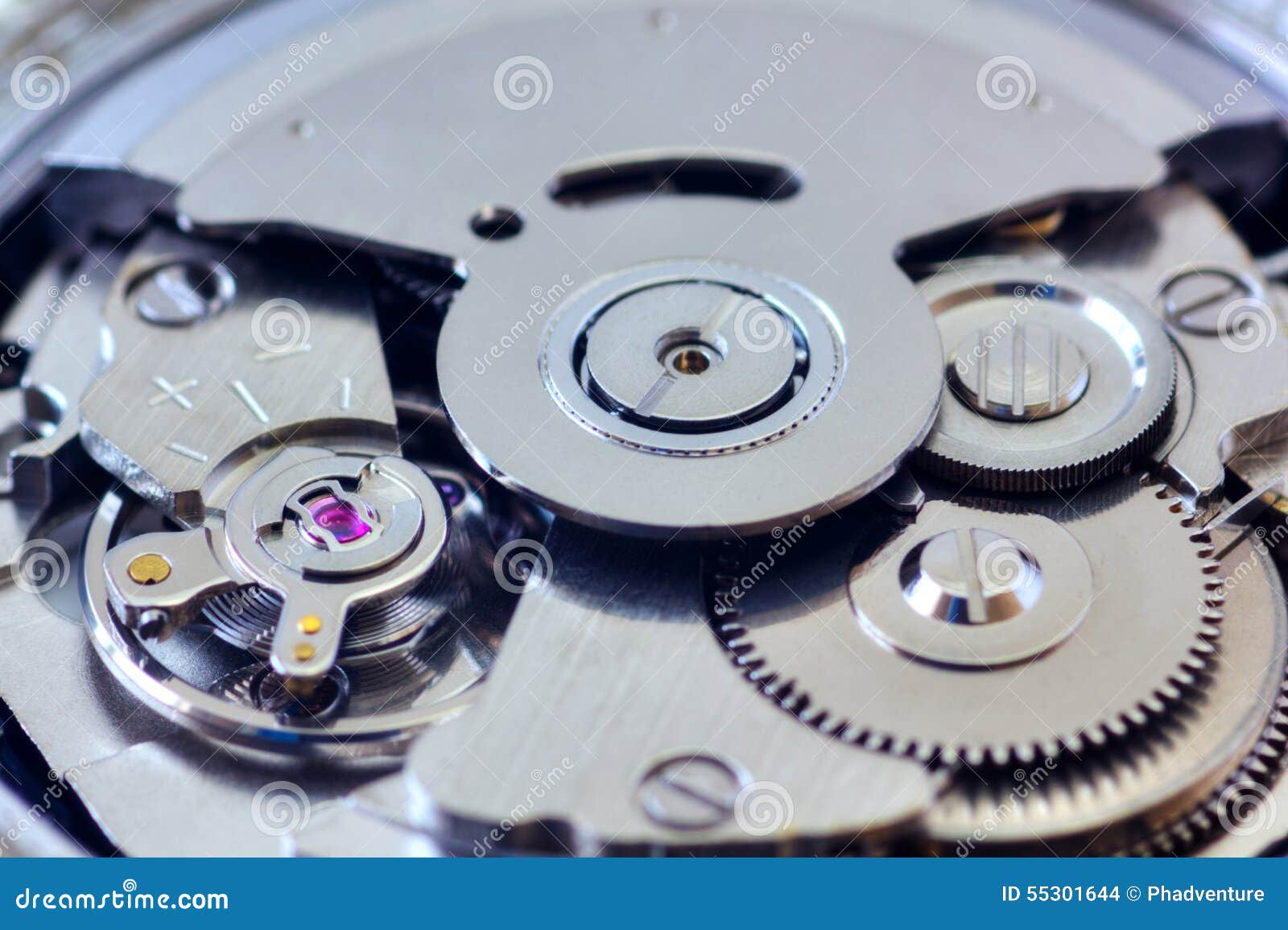 Clock inside stock photo. Image of machinery, mechanical - 55301644