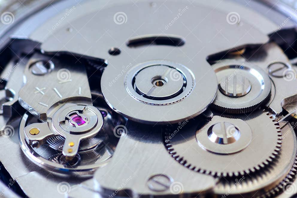 Clock inside stock photo. Image of machinery, mechanical - 55301644