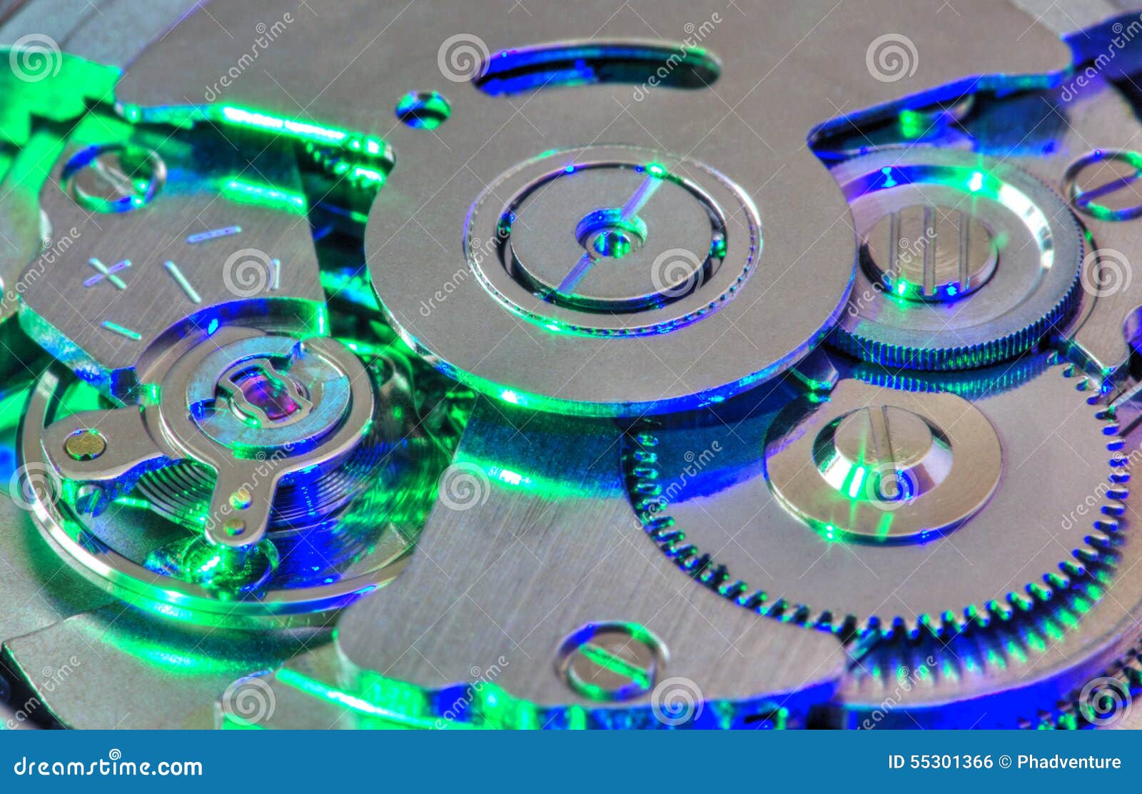 Clock inside stock photo. Image of metallic, engine, instrument - 55301366