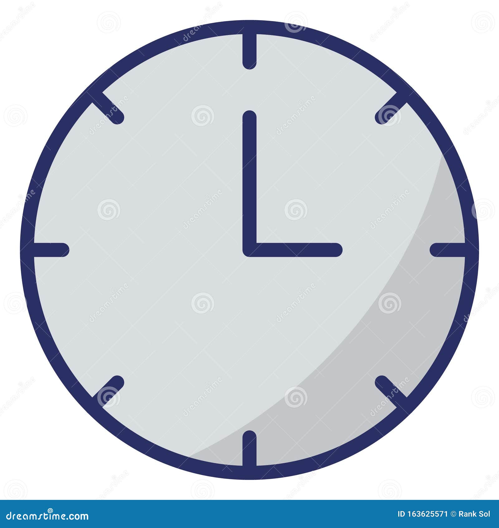 Clock Isolated Isolated Vector Icon Easily Editable Easily Editable ...