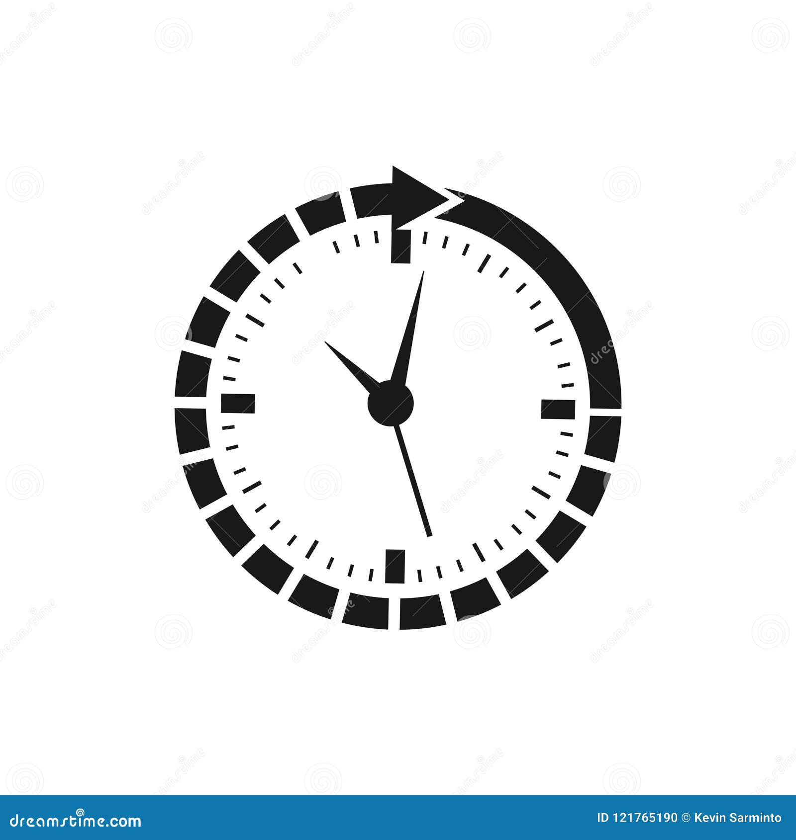 Clock logo clock logo stock vector. Illustration of equipment - 121765190