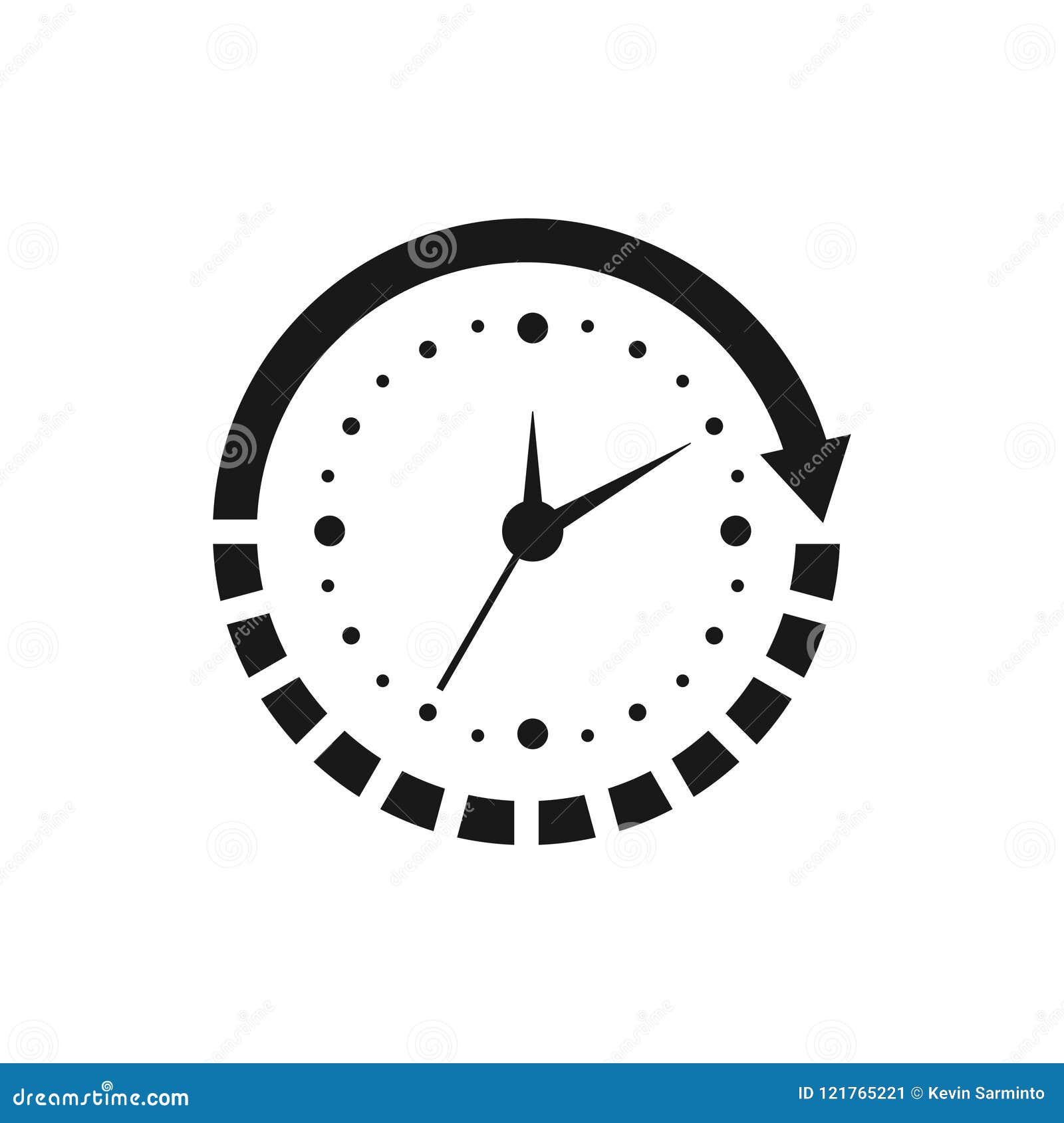 Clock logo clock logo stock vector. Illustration of identity - 121765221