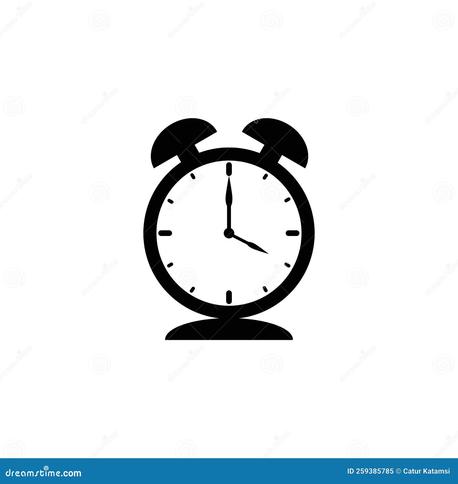 Clock logo design template stock illustration. Illustration of work ...