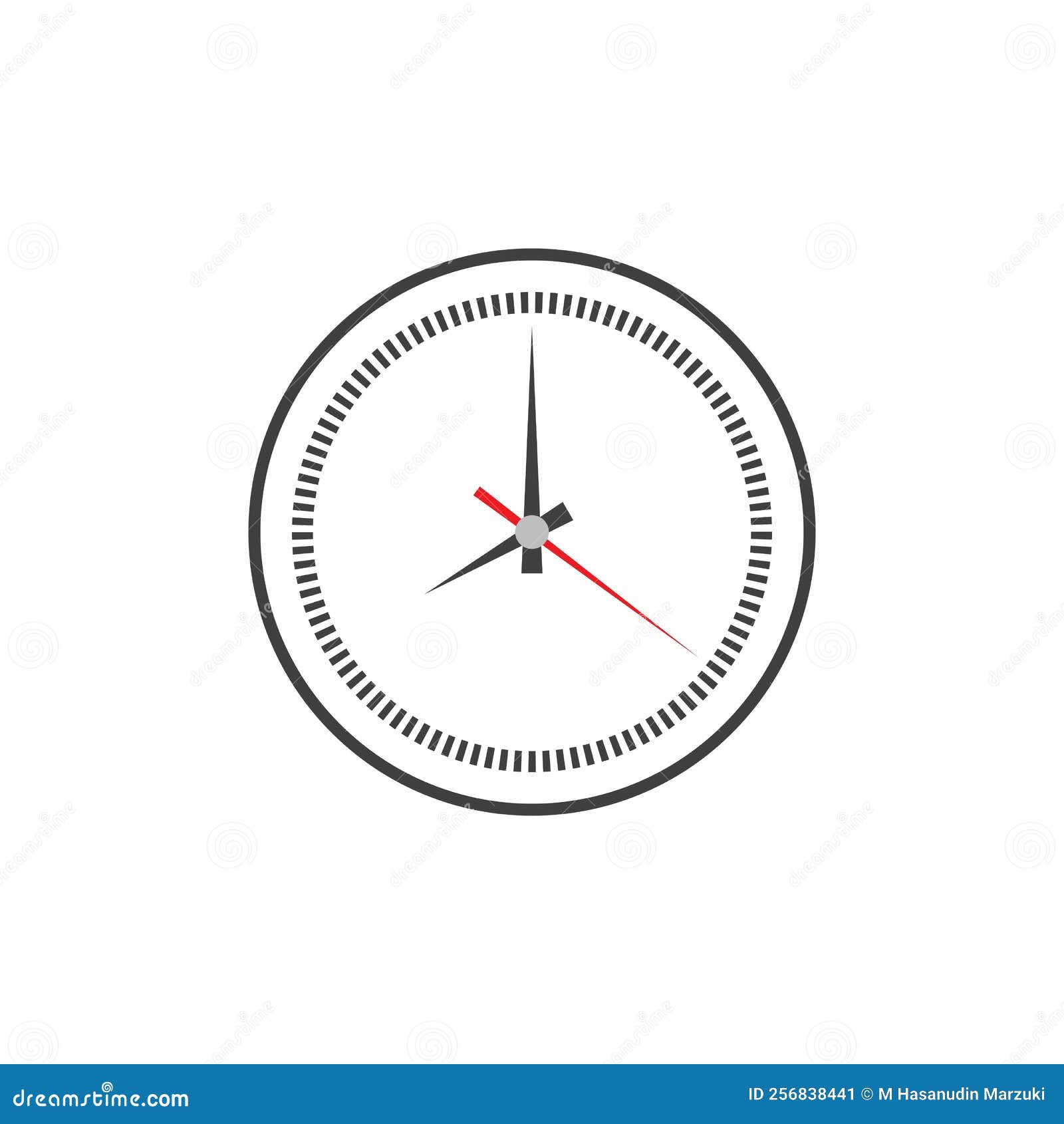 Clock logo icon stock illustration. Illustration of graphic - 256838441
