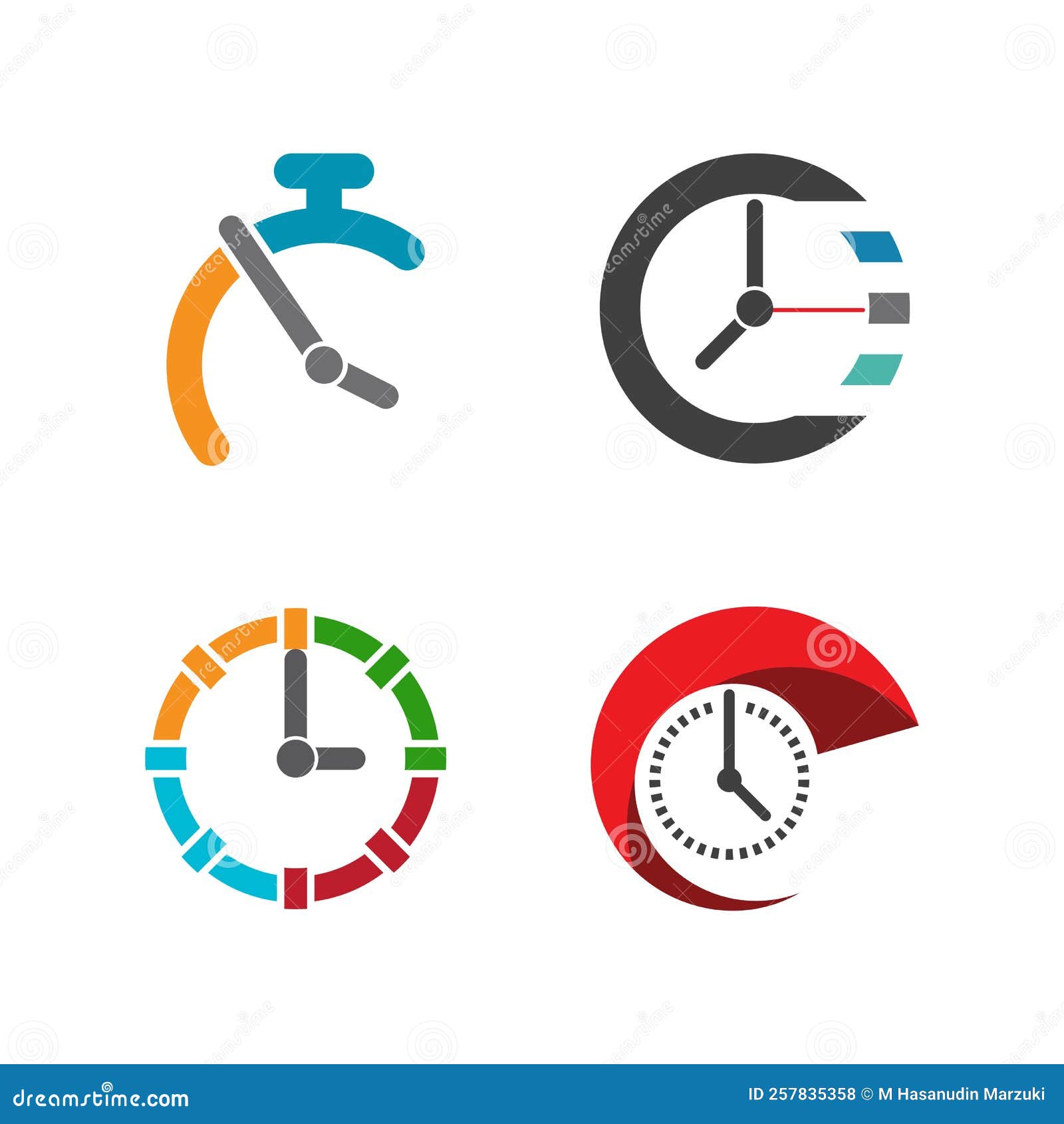 Clock logo icon stock illustration. Illustration of professional ...