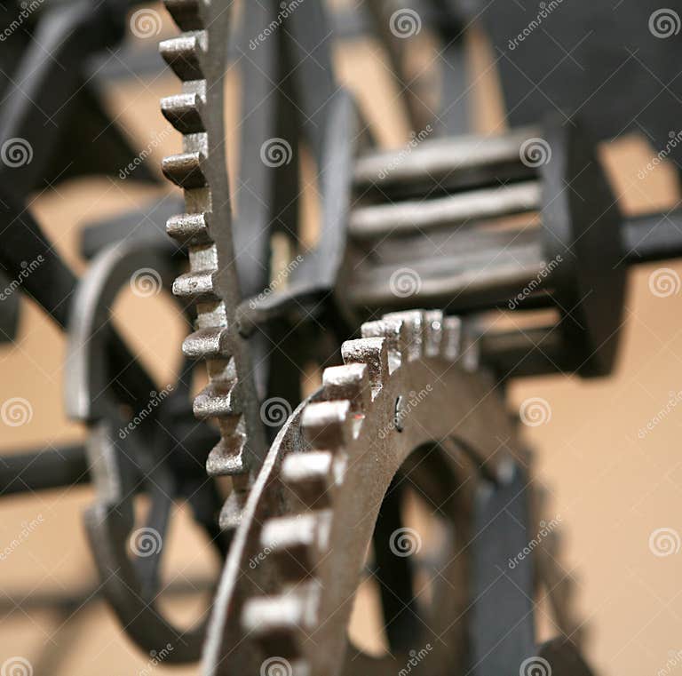 Clock machine stock photo. Image of tower, watch, antiquities - 3832544
