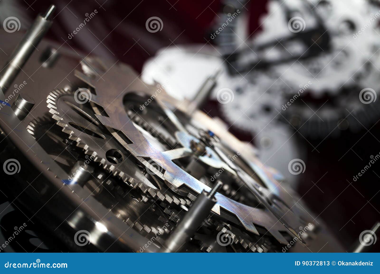 Clock Macro Detailed stock image. Image of face, midnight - 90372813