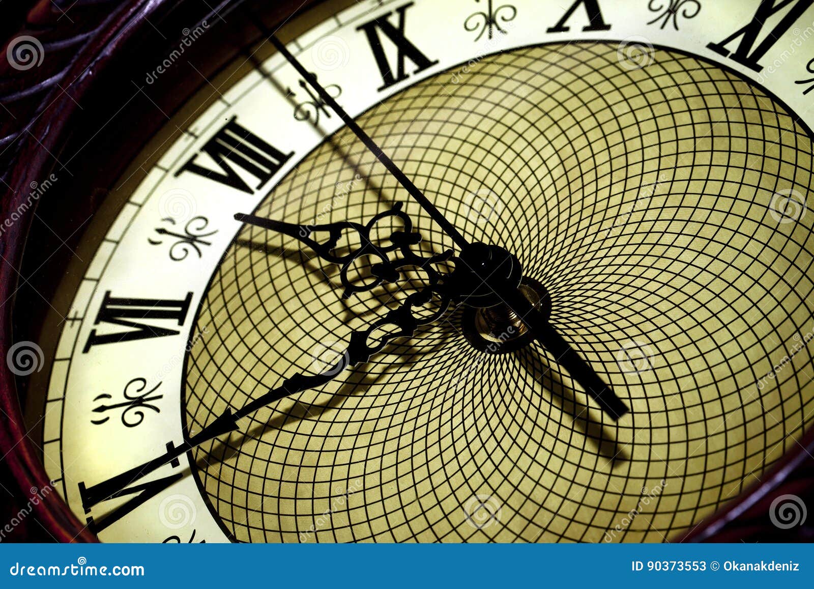 Clock Macro Detailed stock image. Image of alarm, metal - 90373553