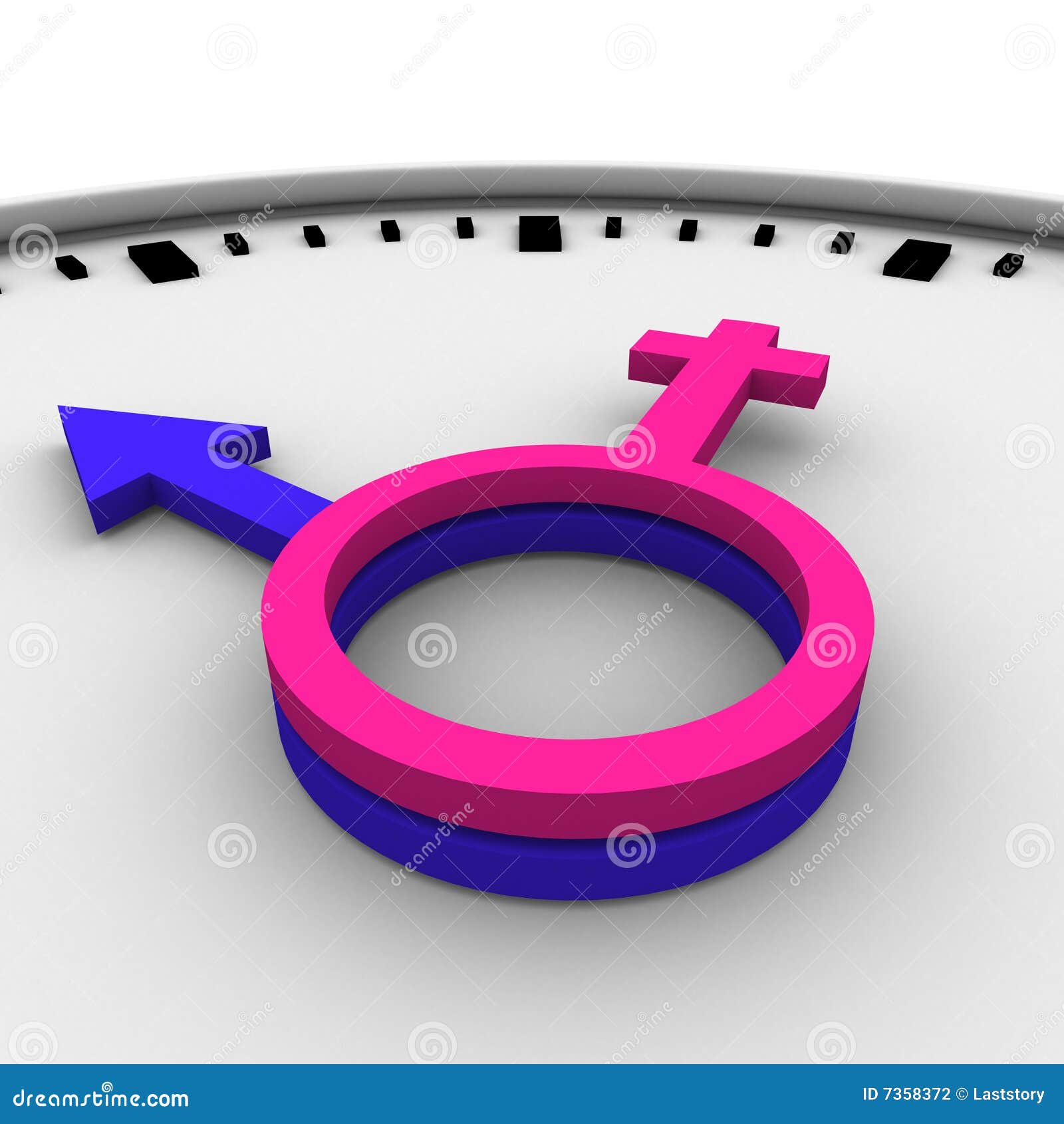 Clock And Male Arms With Flexed Biceps Muscles. Gym Time. Vector ...