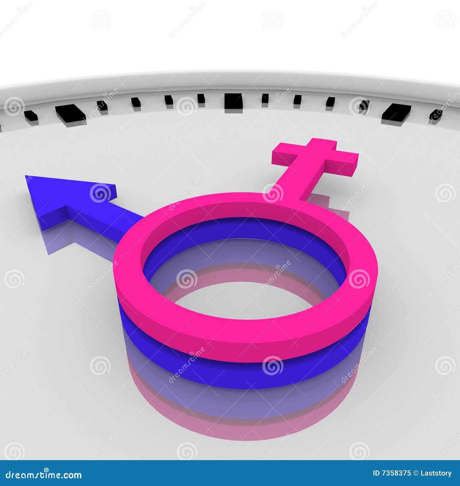 Clock And Male Arms With Flexed Biceps Muscles. Gym Time. Vector ...