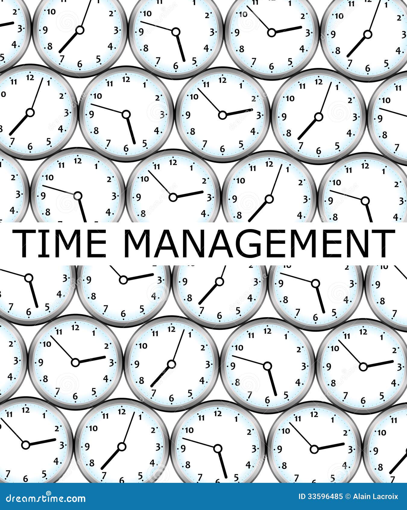 Clock management stock illustration. Illustration of hours - 33596485