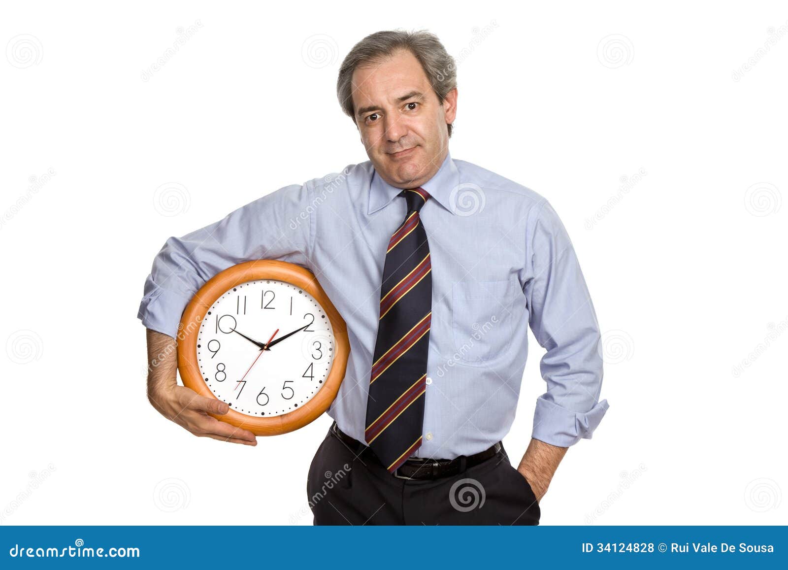 Clock stock photo. Image of business, executive, businessman - 34124828