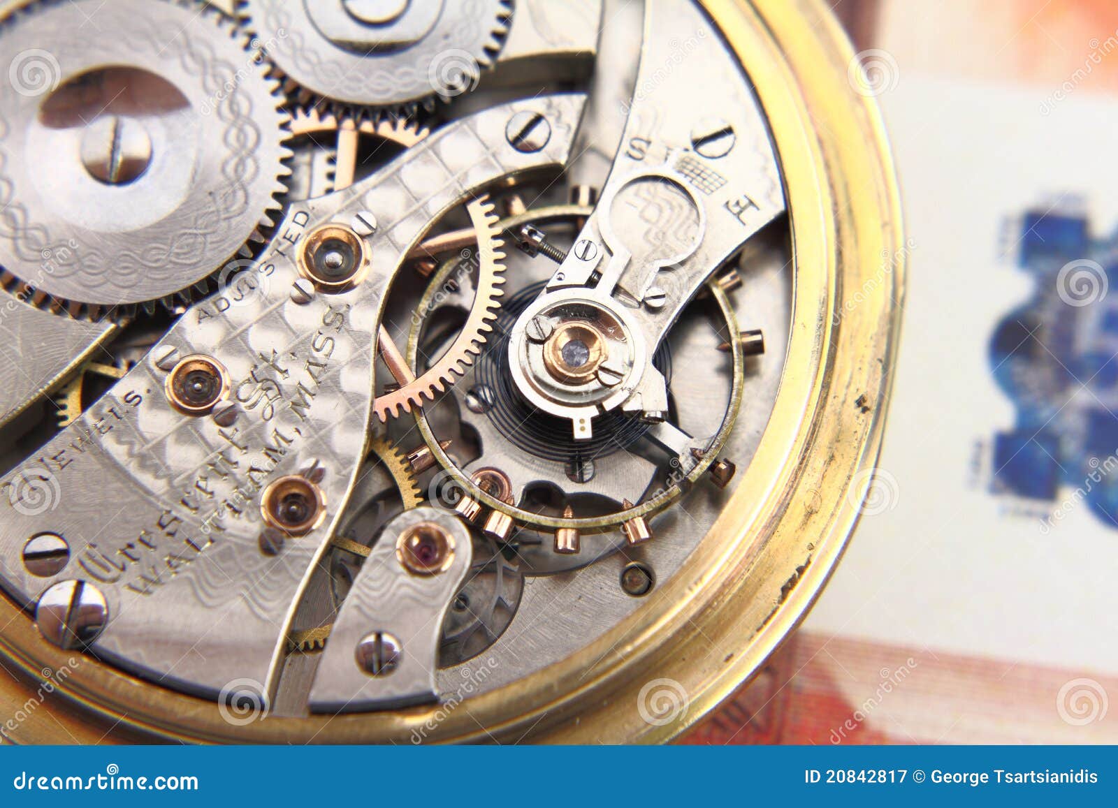 Clock Mechanism Editorial Photo | CartoonDealer.com #20842817