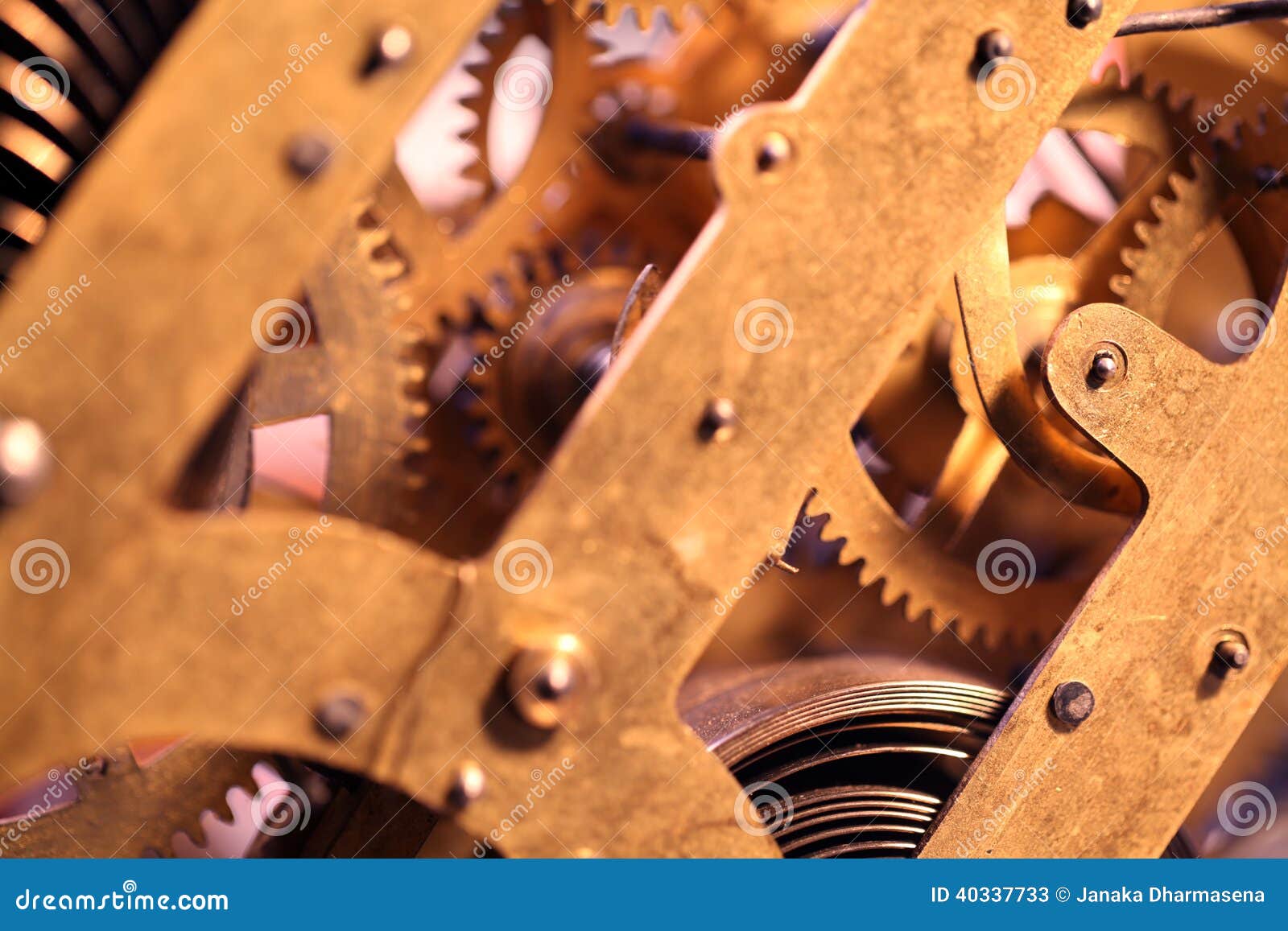 Clock mechanism stock image. Image of cogged, nostalgia - 40337733