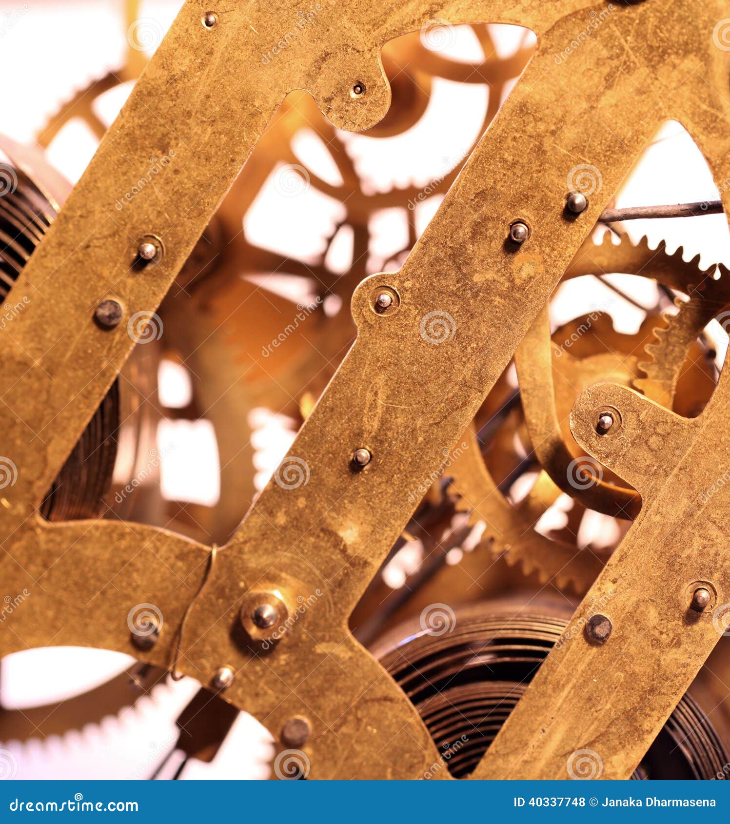 Internal Clock Mechanism Royalty-Free Stock Image | CartoonDealer.com ...
