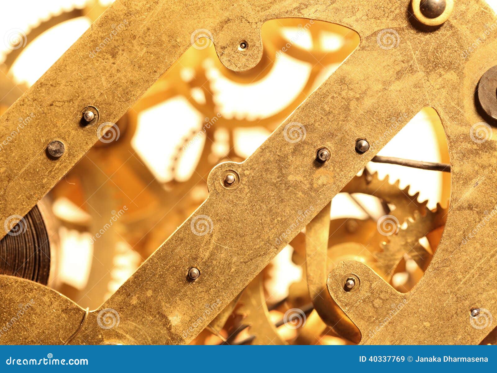 Internal Clock Mechanism Royalty-Free Stock Image | CartoonDealer.com ...
