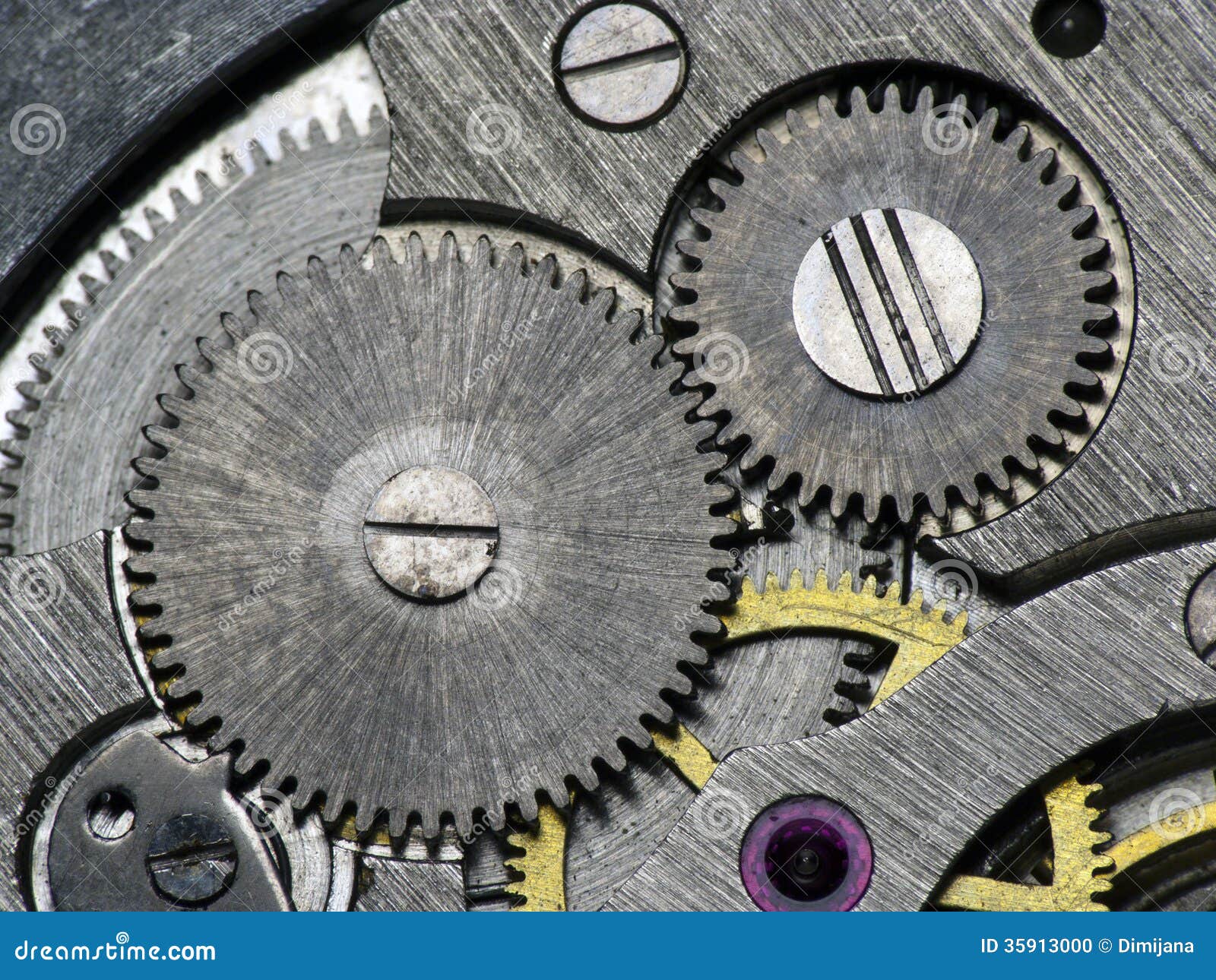 Clock mechanism stock photo. Image of industry, circle - 35913000