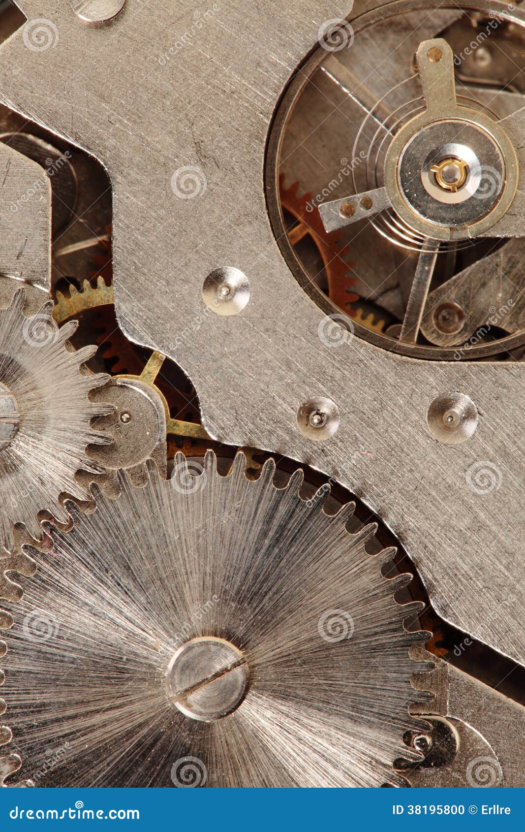 Clock mechanism stock photo. Image of technical, movement - 38195800
