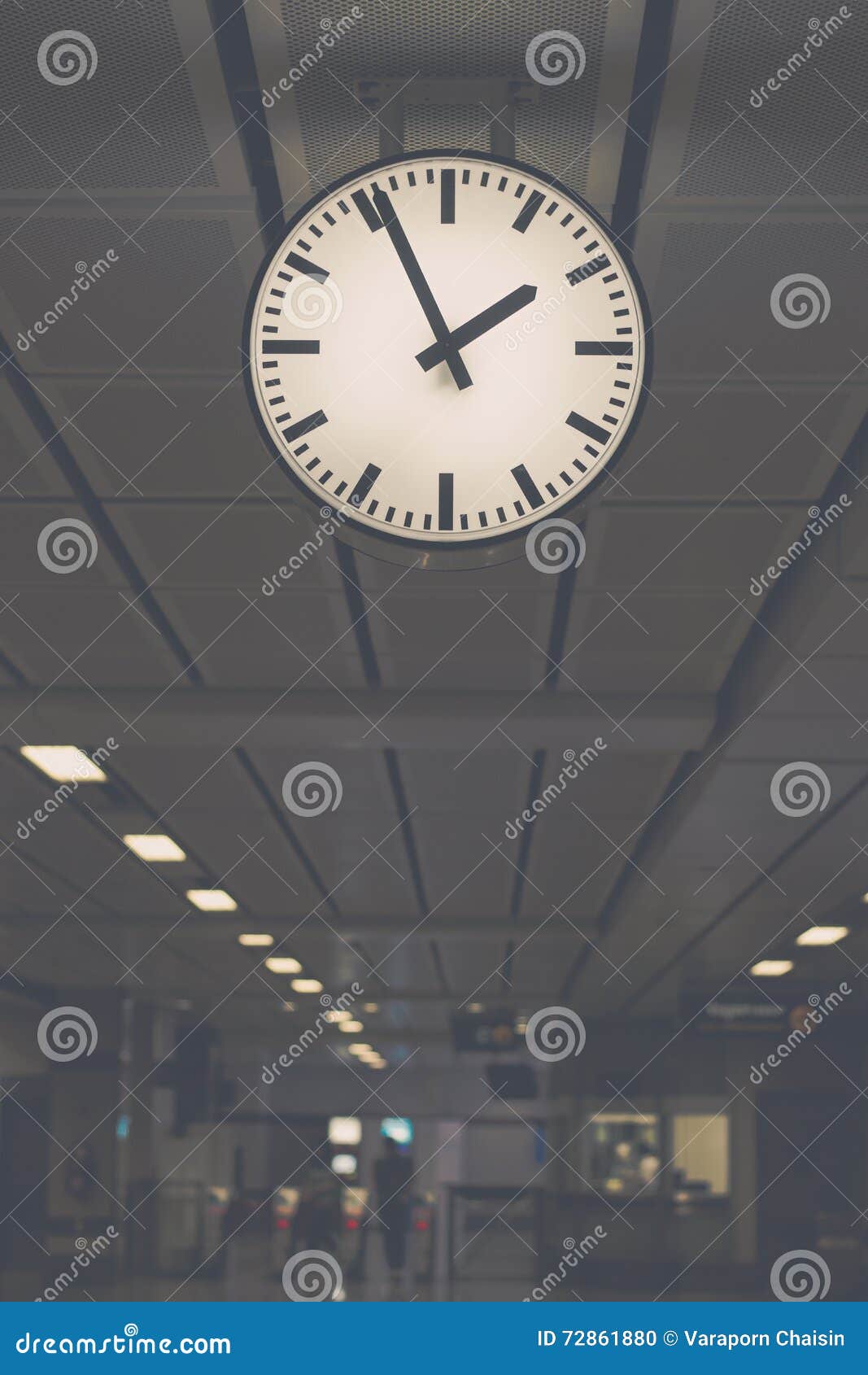 Clock stock photo. Image of line, station, train, underground - 72861880