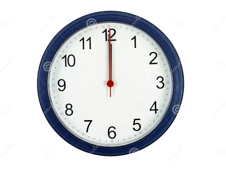 Clock at Midnight stock photo. Image of number, special - 305326