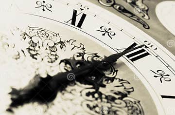 CLOCK - Midnight time stock image. Image of timepiece - 1104601