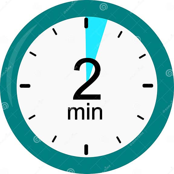 Clock. 2 minutes stock vector. Illustration of clock - 290116758
