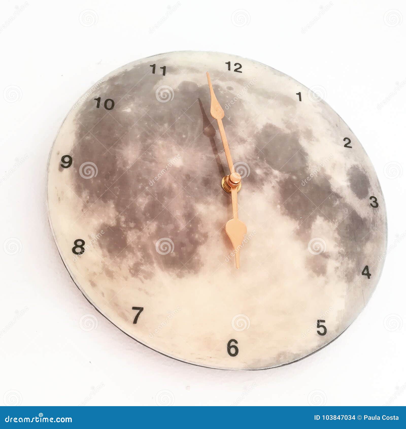 Clock moon stock photo. Image of moon, clock, details - 103847034