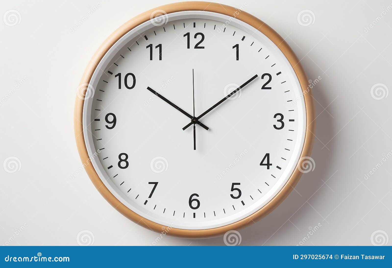 Clock Mounted on Clear Background -Generative Ai Stock Illustration ...