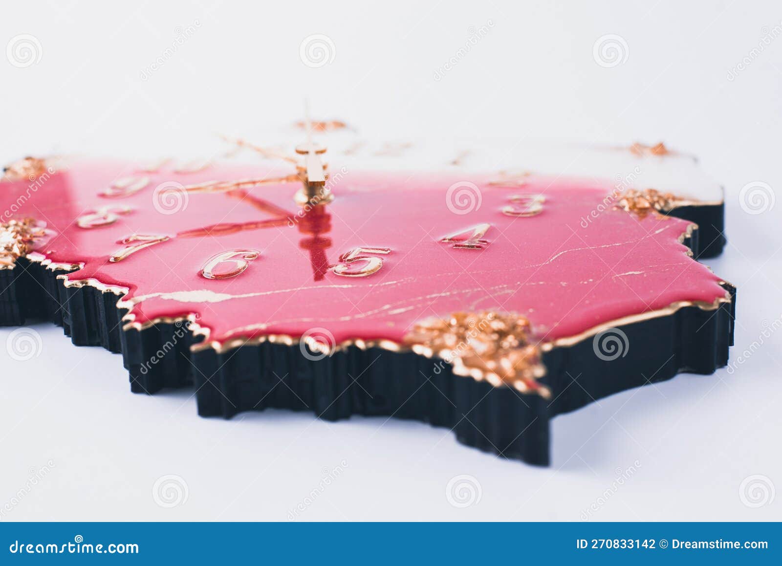 Clock. Clock Number and Hands. Dial. the Flag of Poland on a White ...