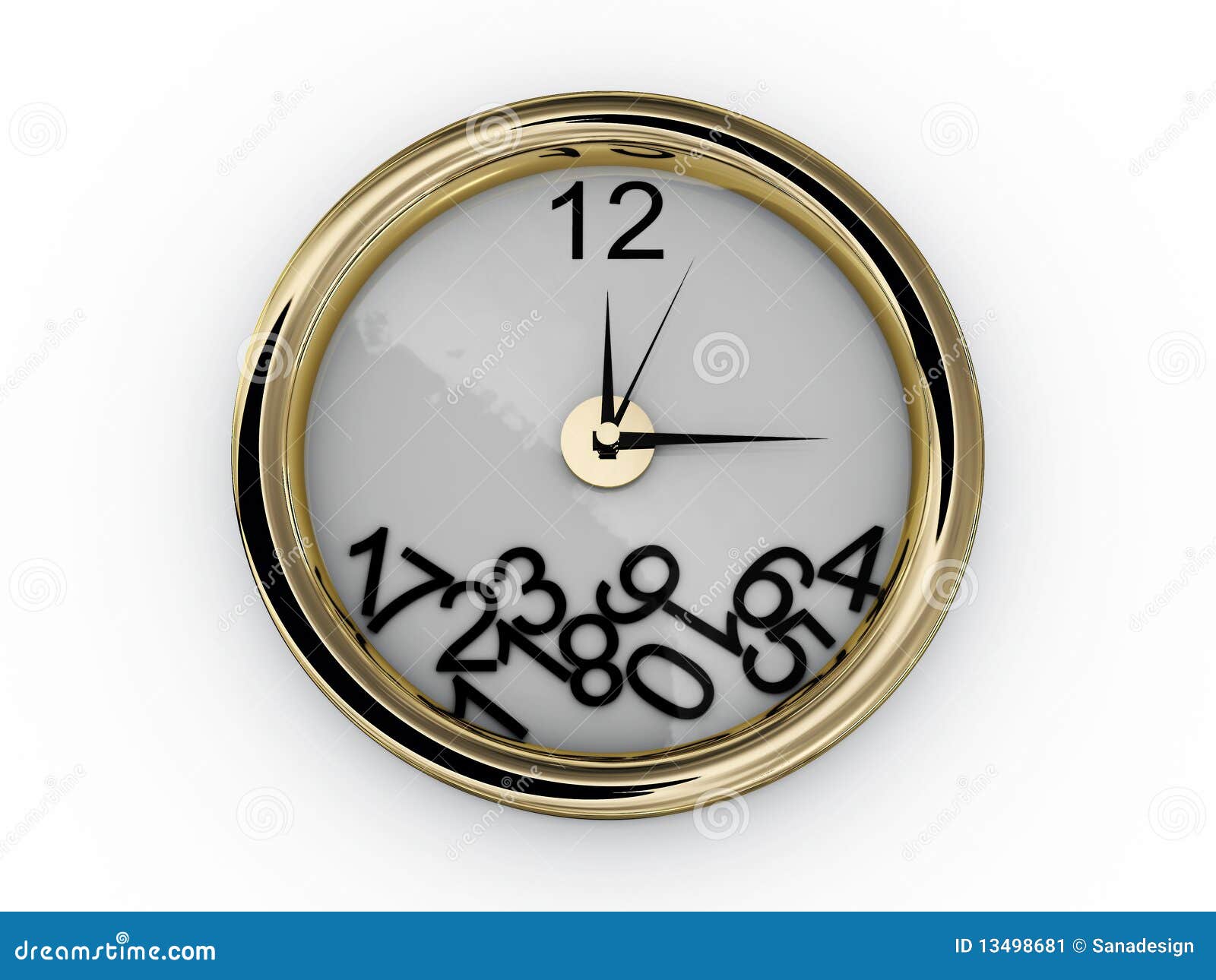 Fallen 3d Numbers Royalty-Free Stock Photography | CartoonDealer.com ...