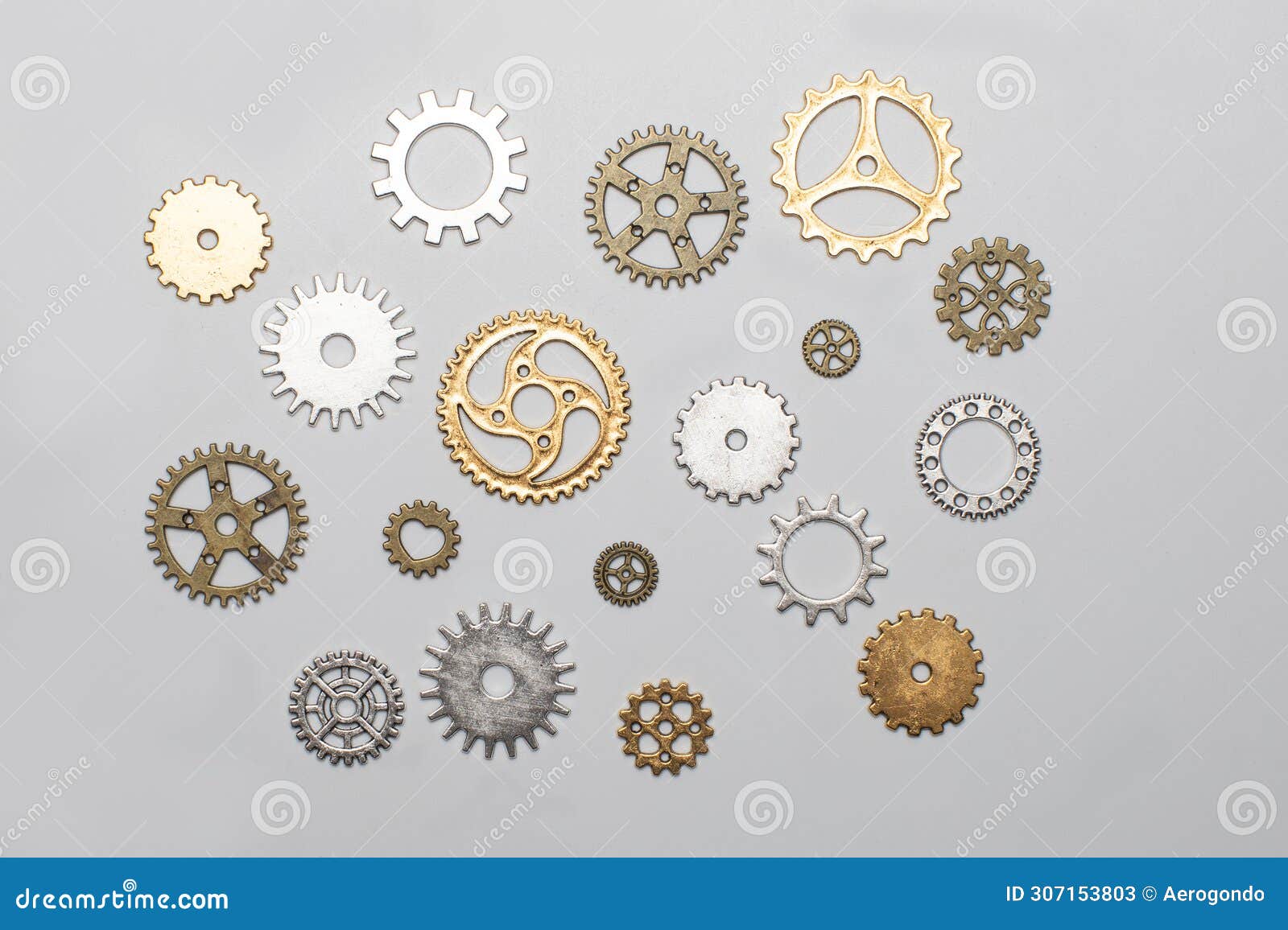 Clock Parts with Cogs and Wheels Stock Image - Image of machine, design ...