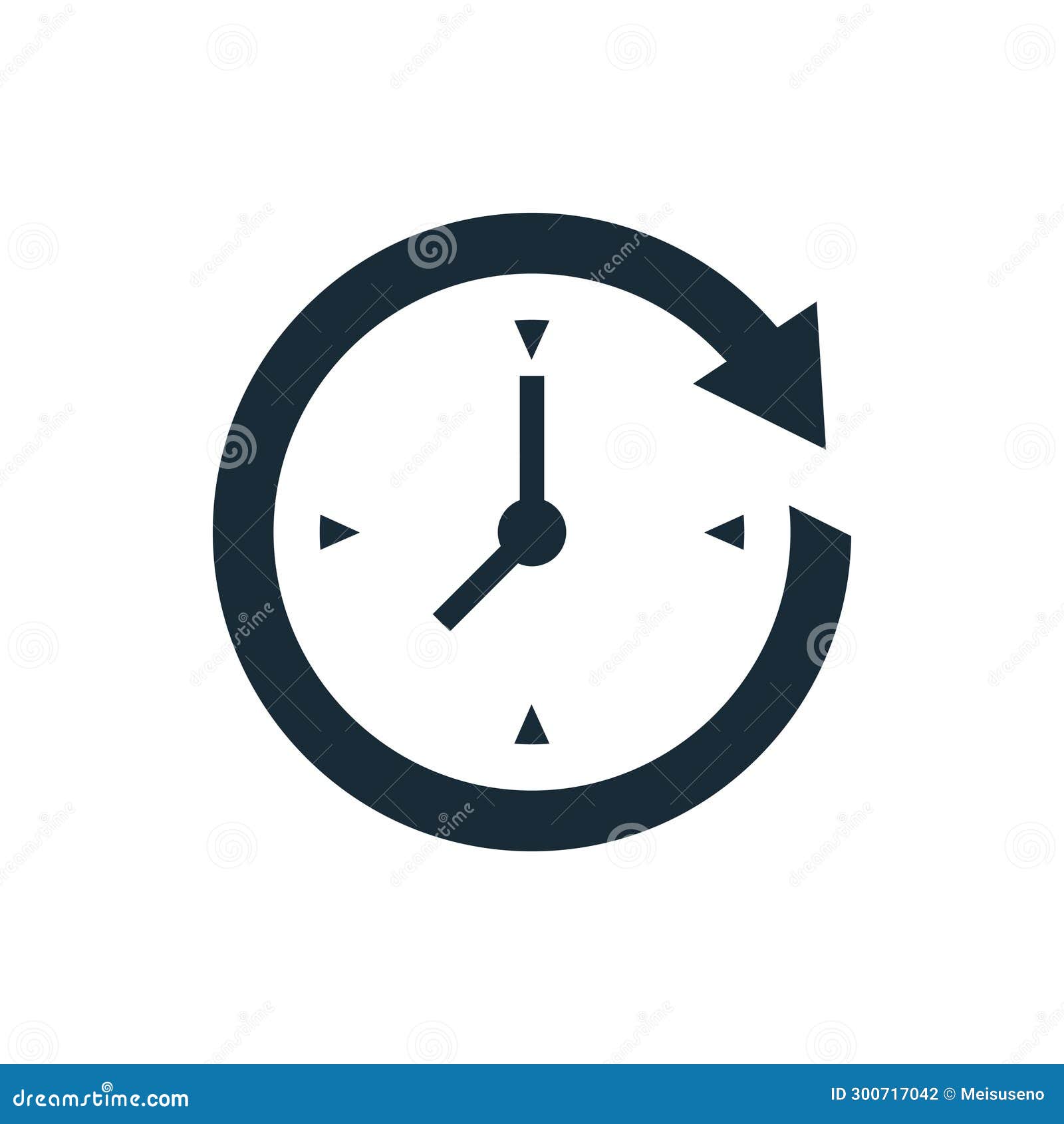 Clock, Passage Time Icon Design Template Elements Stock Vector ...