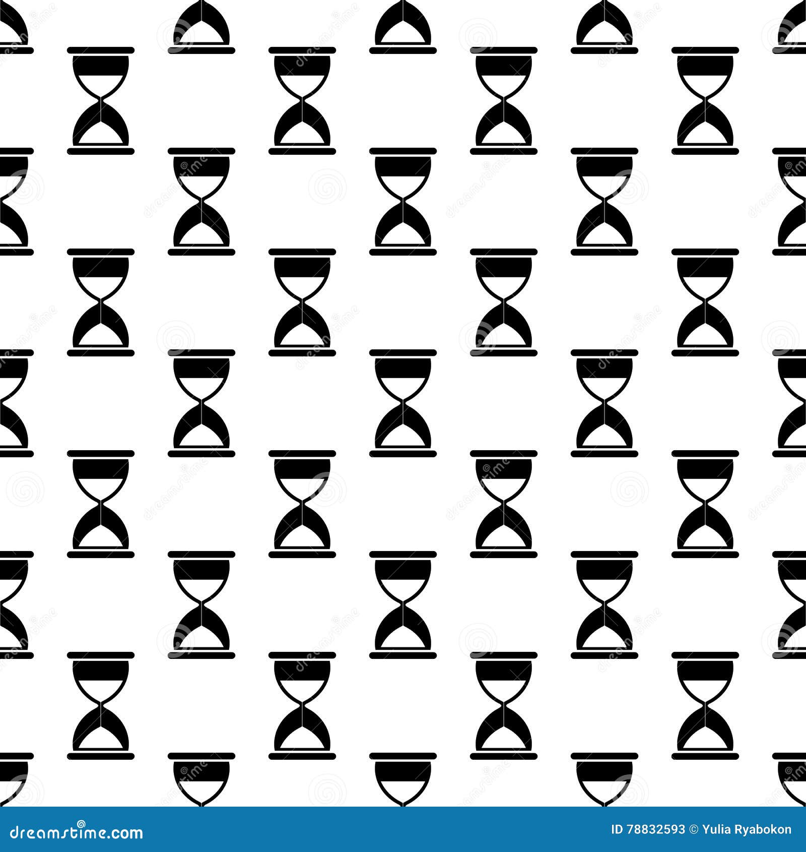 Clock pattern seamless stock vector. Illustration of alarm - 78832593