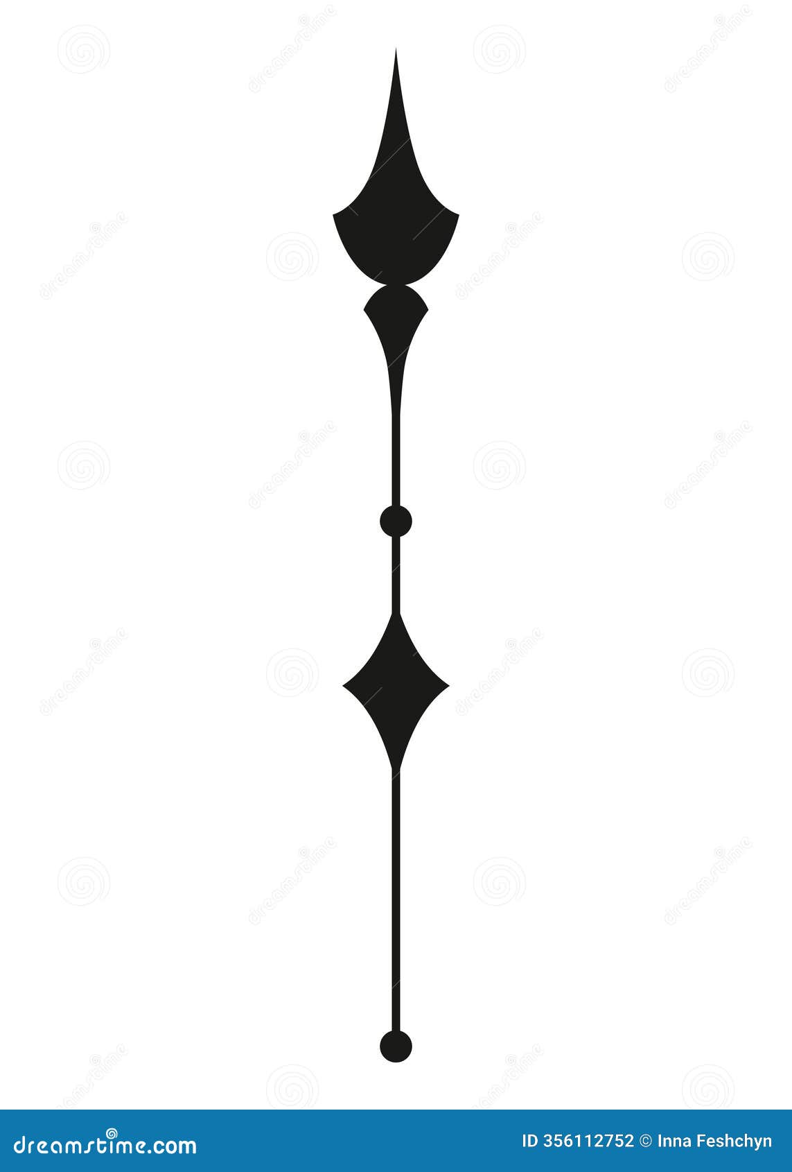 Clock Pointer Arrow. Black Silhouette Chronometer Element. Clock Arm. Watch Hands, Isolated Time ...